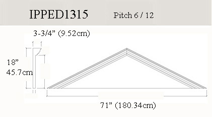 Triangle Pediments for doors and windows, headers that improve your ...