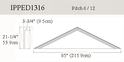 Triangle Pediments for doors and windows, headers that improve your ...